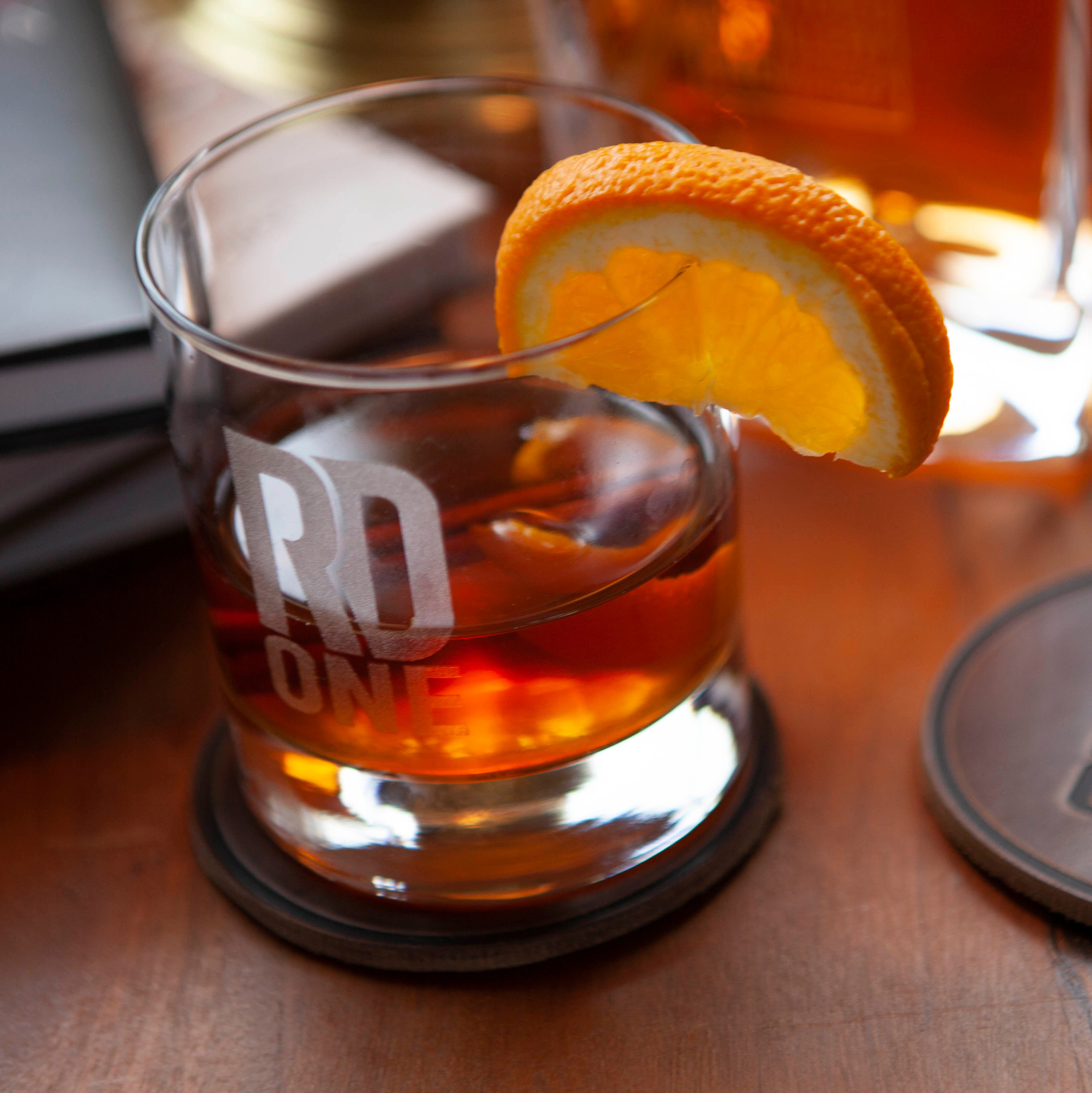 RD1 Spirits Rocks Glass (RD1 Logo)